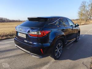Blue Lexus RX 450h 2016 in Vilnius, with an engine capacity of 3.50 L and mileage of 318 thousand km for 24500 €, photo 5 on AUTOMOTO.COM.LV