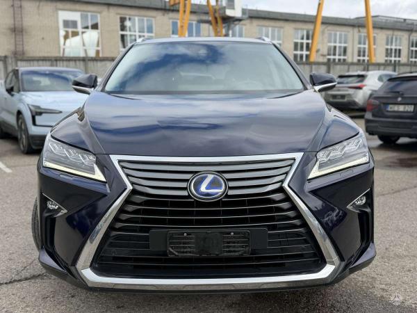 Blue Lexus RX 450h 2016 in Vilnius, with an engine capacity of 3.46 L and mileage of 175 thousand km for 26400 €, photo 4 on AUTOMOTO.COM.LV