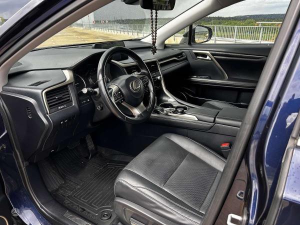 Blue Lexus RX 450h 2016 in Vilnius, with an engine capacity of 3.46 L and mileage of 144 thousand km for 27000 €, photo 10 on AUTOMOTO.COM.LV