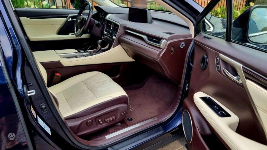 Zils Lexus RX 450h 2016 Viļņa, ar dzinēja tilpumu 3.46 L un nobraukumu 250 tūkst. km par 23200 €, foto 10 vietnē AUTOMOTO.COM.LV