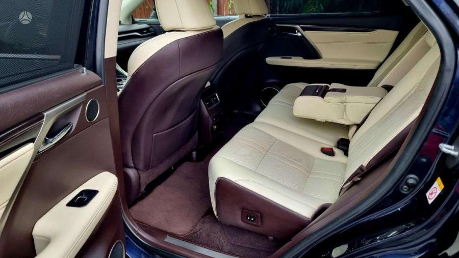 Zils Lexus RX 450h 2016 Viļņa, ar dzinēja tilpumu 3.46 L un nobraukumu 250 tūkst. km par 23200 €, foto 17 vietnē AUTOMOTO.COM.LV