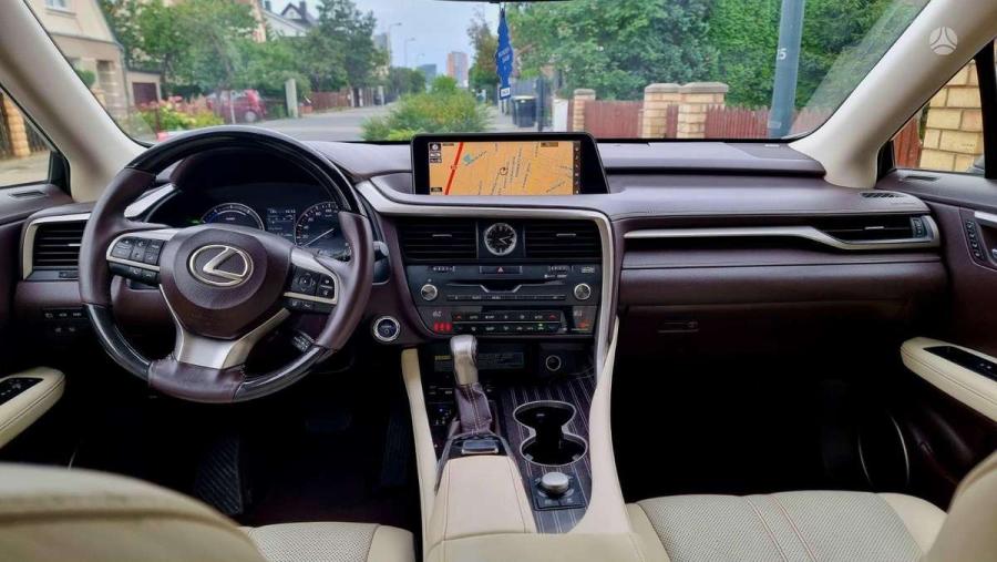 Zils Lexus RX 450h 2016 Viļņa, ar dzinēja tilpumu 3.46 L un nobraukumu 250 tūkst. km par 23200 €, foto 22 vietnē AUTOMOTO.COM.LV