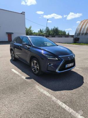 Blue Lexus RX 450h 2017 in Utena, with an engine capacity of 3.46 L and mileage of 276 thousand km for 23800 €, photo 1 on AUTOMOTO.COM.LV
