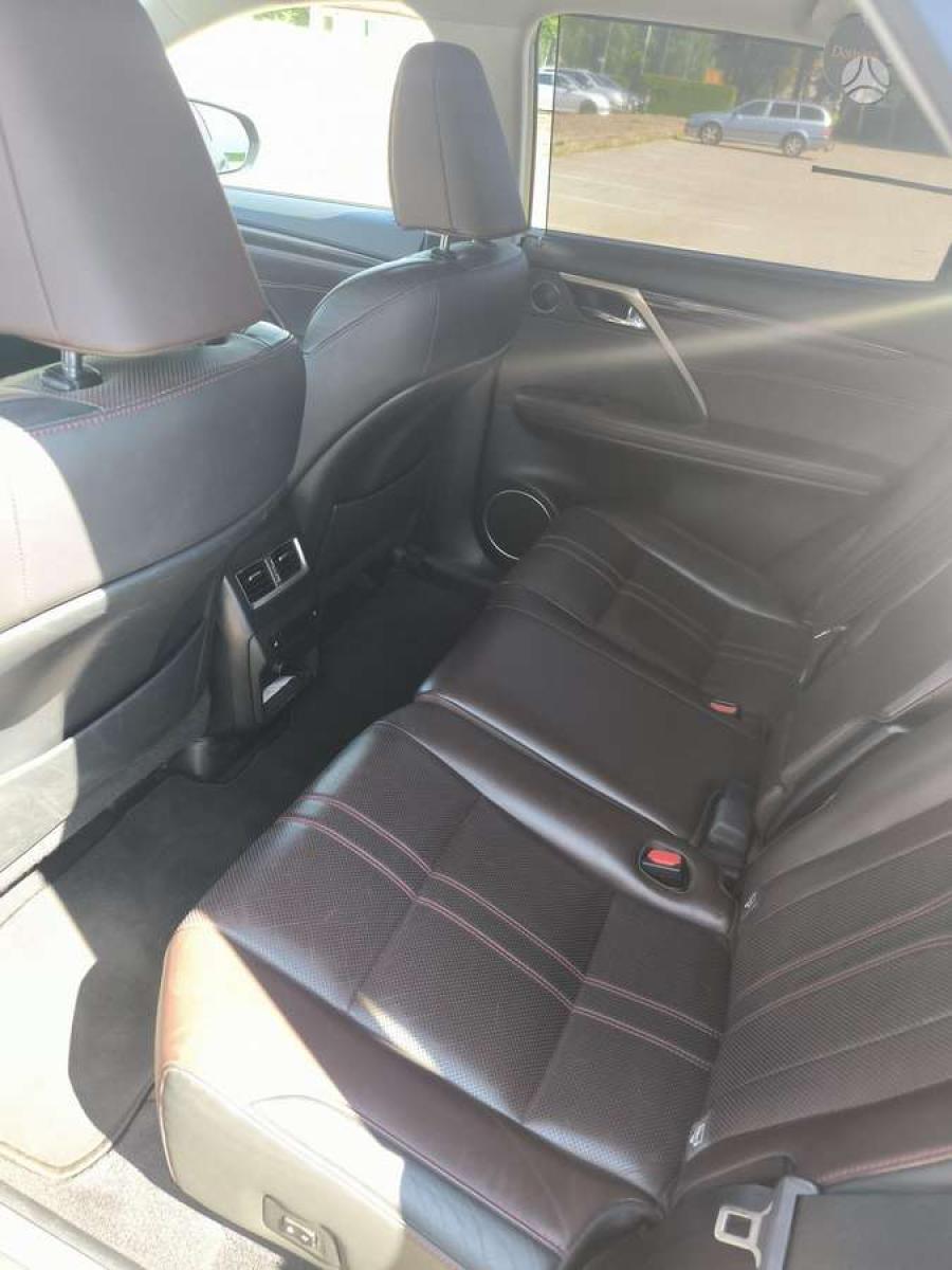 Blue Lexus RX 450h 2017 in Utena, with an engine capacity of 3.46 L and mileage of 276 thousand km for 23800 €, photo 11 on AUTOMOTO.COM.LV
