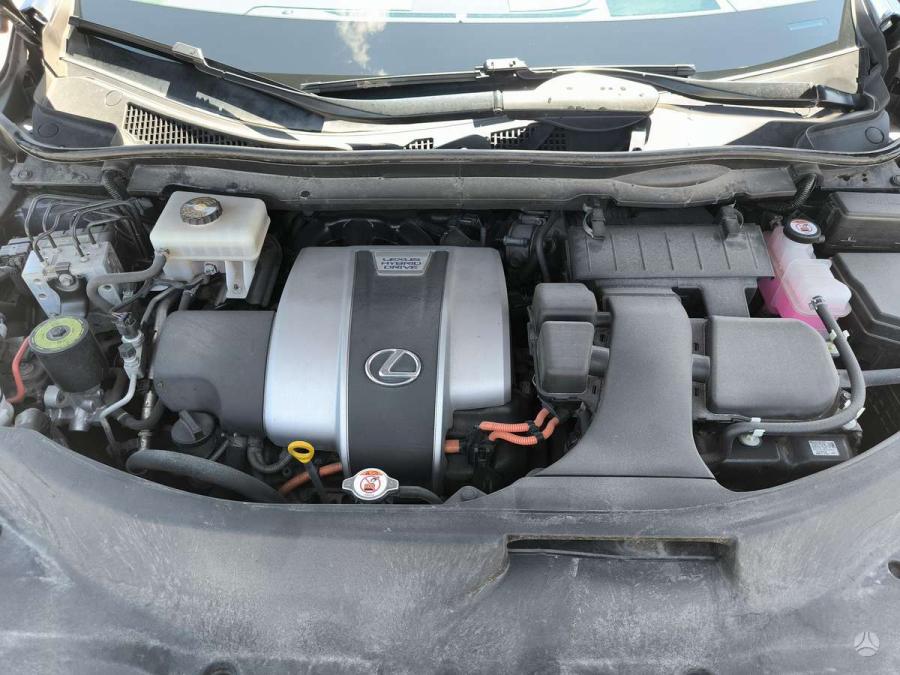Blue Lexus RX 450h 2017 in Utena, with an engine capacity of 3.46 L and mileage of 276 thousand km for 23800 €, photo 13 on AUTOMOTO.COM.LV