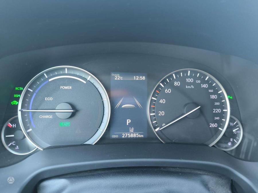 Blue Lexus RX 450h 2017 in Utena, with an engine capacity of 3.46 L and mileage of 276 thousand km for 23800 €, photo 14 on AUTOMOTO.COM.LV