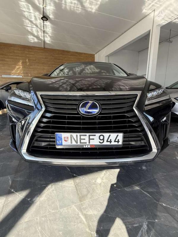 Zils Lexus RX 450h 2017 Panevēža, ar dzinēja tilpumu 3.46 L un nobraukumu 161 tūkst. km par 24400 €, foto 6 vietnē AUTOMOTO.COM.LV