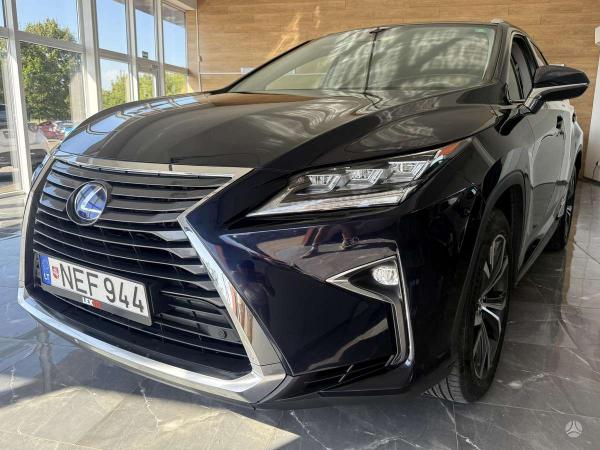Zils Lexus RX 450h 2017 Panevēža, ar dzinēja tilpumu 3.46 L un nobraukumu 161 tūkst. km par 24400 €, foto 8 vietnē AUTOMOTO.COM.LV