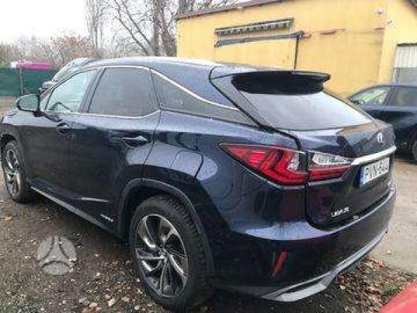 Zils Lexus RX 450h 2018 Viļņa, ar dzinēja tilpumu 3.50 L un nobraukumu 200 tūkst. km par 13100 €, foto 1 vietnē AUTOMOTO.COM.LV