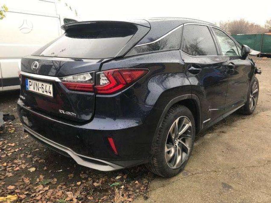 Zils Lexus RX 450h 2018 Viļņa, ar dzinēja tilpumu 3.50 L un nobraukumu 200 tūkst. km par 13100 €, foto 2 vietnē AUTOMOTO.COM.LV