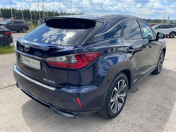 Синий Лексус RX 450h 2019 в Вильнюс, объемом двигателя 3.46 л и пробегом 145 тыс. км за 33500 €, фото 6 на AUTOMOTO.COM.LV