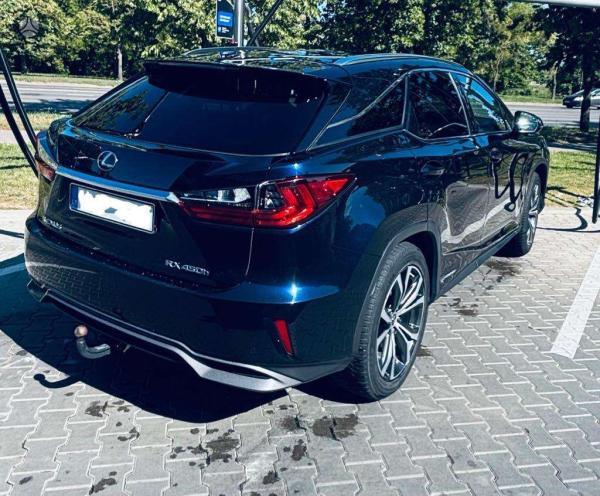 Синий Лексус RX 450h 2019 в Каунас, объемом двигателя 3.46 л и пробегом 118 тыс. км за 29300 €, фото 5 на AUTOMOTO.COM.LV