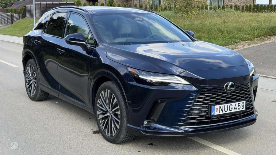 Zils Lexus RX 450h 2024 Jonava, ar dzinēja tilpumu 2.49 L un nobraukumu 17 tūkst. km par 62500 €, foto 3 vietnē AUTOMOTO.COM.LV