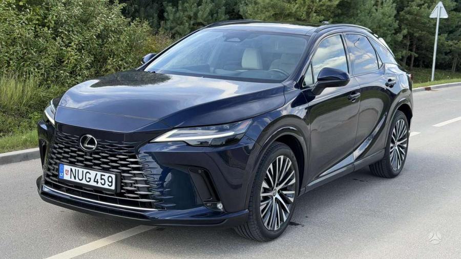 Zils Lexus RX 450h 2024 Jonava, ar dzinēja tilpumu 2.49 L un nobraukumu 17 tūkst. km par 62500 €, foto 4 vietnē AUTOMOTO.COM.LV