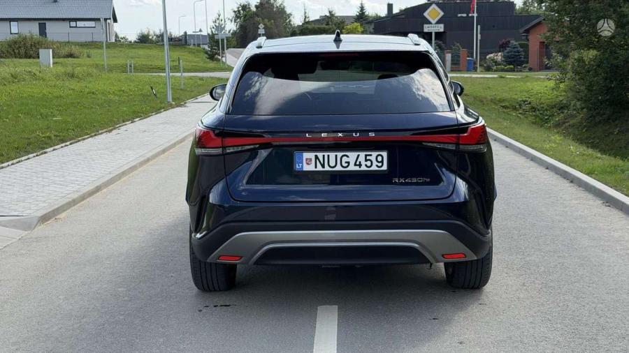 Zils Lexus RX 450h 2024 Jonava, ar dzinēja tilpumu 2.49 L un nobraukumu 17 tūkst. km par 62500 €, foto 7 vietnē AUTOMOTO.COM.LV