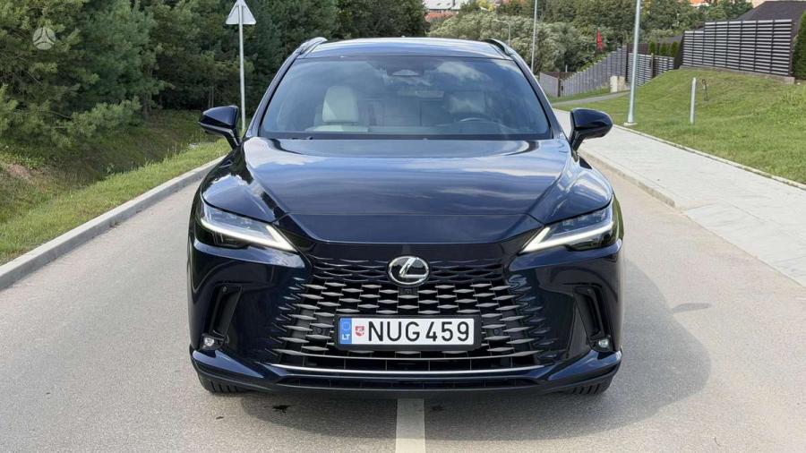 Zils Lexus RX 450h 2024 Jonava, ar dzinēja tilpumu 2.49 L un nobraukumu 17 tūkst. km par 62500 €, foto 10 vietnē AUTOMOTO.COM.LV