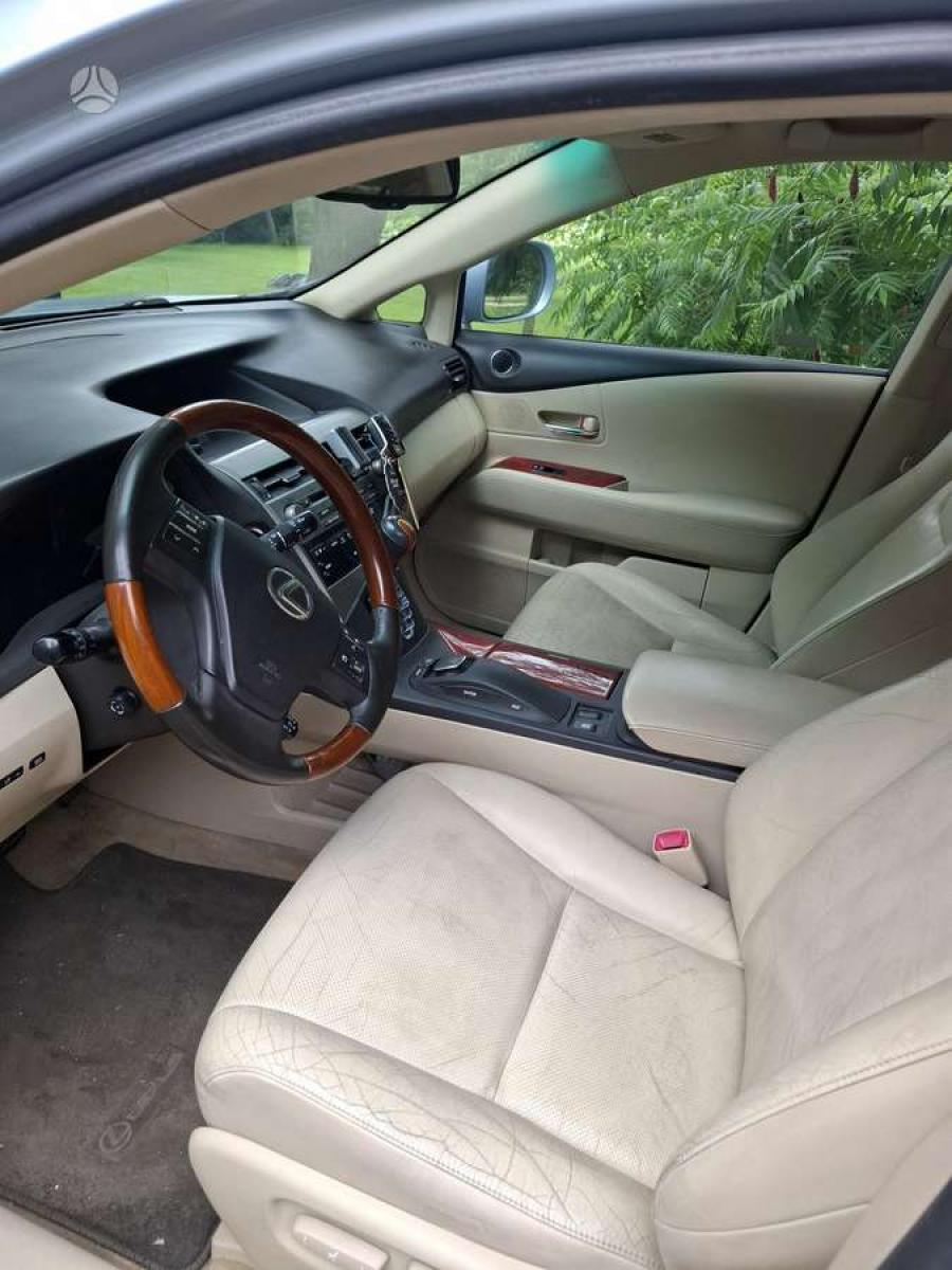 Zils Lexus RX 450h 2010 Viļņa, ar dzinēja tilpumu 3.50 L un nobraukumu 259 tūkst. km par 9600 €, foto 6 vietnē AUTOMOTO.COM.LV