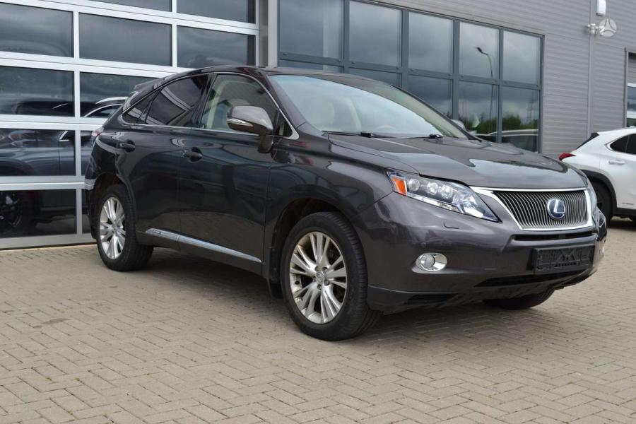 Brūns Lexus RX 450h 2009 Viļņa, ar dzinēja tilpumu 3.46 L un nobraukumu 254 tūkst. km par 12500 €, foto 5 vietnē AUTOMOTO.COM.LV