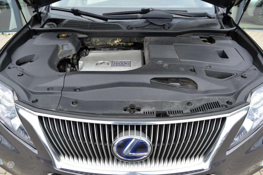 Brūns Lexus RX 450h 2009 Viļņa, ar dzinēja tilpumu 3.46 L un nobraukumu 254 tūkst. km par 12500 €, foto 9 vietnē AUTOMOTO.COM.LV