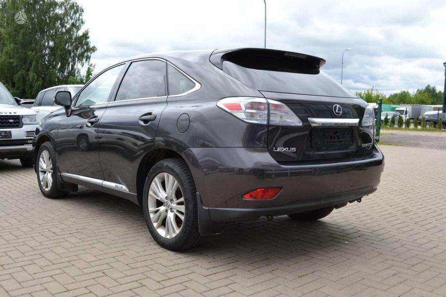 Brūns Lexus RX 450h 2009 Viļņa, ar dzinēja tilpumu 3.46 L un nobraukumu 254 tūkst. km par 12500 €, foto 12 vietnē AUTOMOTO.COM.LV