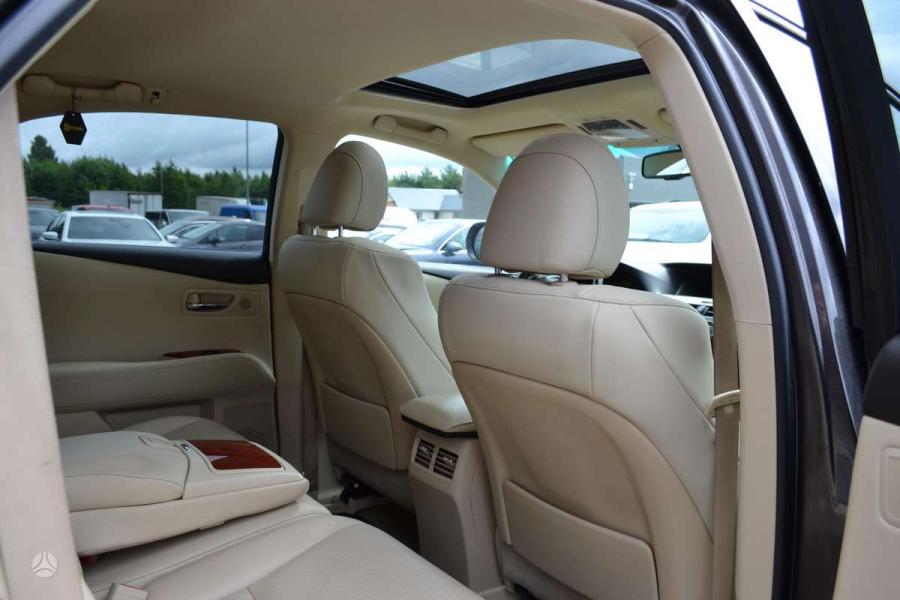 Brūns Lexus RX 450h 2009 Viļņa, ar dzinēja tilpumu 3.46 L un nobraukumu 254 tūkst. km par 12500 €, foto 21 vietnē AUTOMOTO.COM.LV