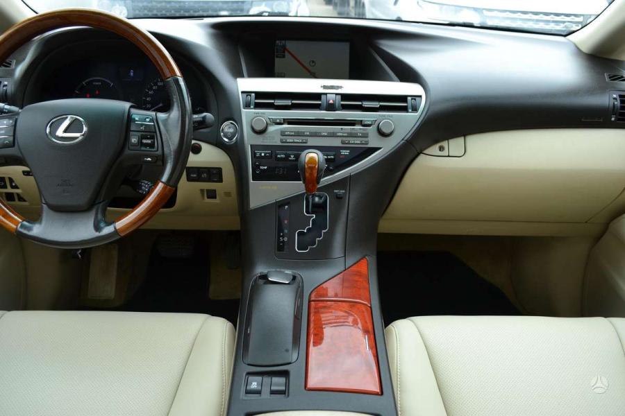 Brūns Lexus RX 450h 2009 Viļņa, ar dzinēja tilpumu 3.46 L un nobraukumu 254 tūkst. km par 12500 €, foto 31 vietnē AUTOMOTO.COM.LV