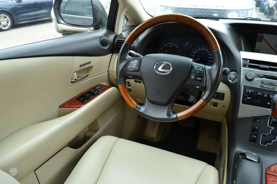 Brūns Lexus RX 450h 2009 Viļņa, ar dzinēja tilpumu 3.46 L un nobraukumu 254 tūkst. km par 12500 €, foto 32 vietnē AUTOMOTO.COM.LV