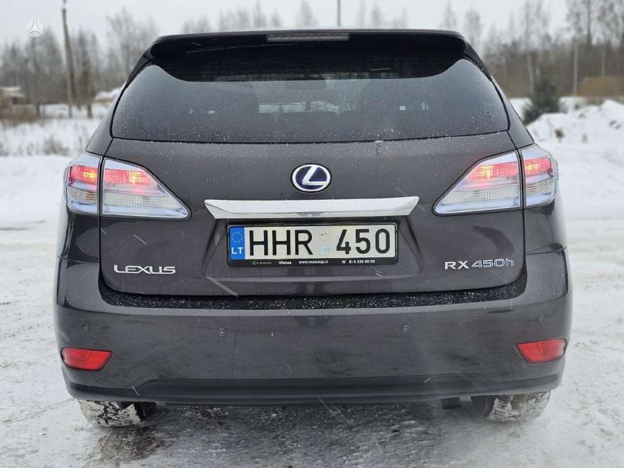 Brūns Lexus RX 450h 2010 Rokiškis, ar dzinēja tilpumu 3.46 L un nobraukumu 255 tūkst. km par 9850 €, foto 5 vietnē AUTOMOTO.COM.LV