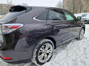 Brown Lexus RX 450h 2010 in Vilnius, with an engine capacity of 3.50 L and mileage of 286 thousand km for 9600 €, photo 28 on AUTOMOTO.COM.LV