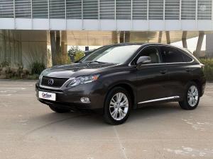 Brūns Lexus RX 450h 2010 Viļņa, ar dzinēja tilpumu 3.46 L un nobraukumu 161 tūkst. km par 12200 €, foto  vietnē AUTOMOTO.COM.LV