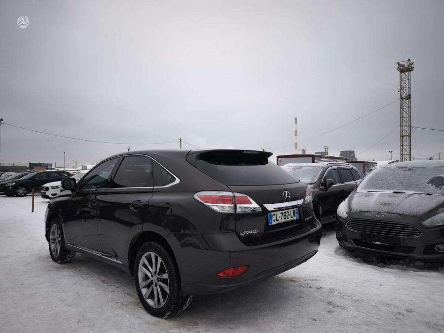 Brūns Lexus RX 450h 2012 Viļņa, ar dzinēja tilpumu 3.50 L un nobraukumu 203 tūkst. km par 15850 €, foto 6 vietnē AUTOMOTO.COM.LV