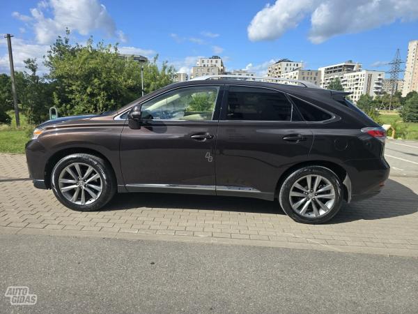 Brown Lexus RX 450h 2013 in Vilnius, with an engine capacity of 3.50 L and mileage of 327 thousand km for 14999 €, photo 5 on AUTOMOTO.COM.LV