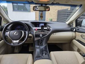Brown Lexus RX 450h 2013 in Vilnius, with an engine capacity of 3.50 L and mileage of 327 thousand km for 14999 €, photo 10 on AUTOMOTO.COM.LV