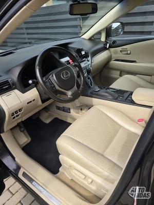 Brown Lexus RX 450h 2013 in Vilnius, with an engine capacity of 3.50 L and mileage of 327 thousand km for 14999 €, photo 14 on AUTOMOTO.COM.LV