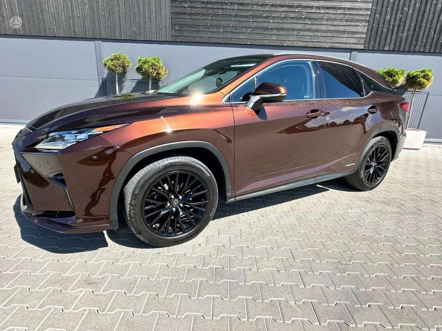 Brown Lexus RX 450h 2016 in Siauliai, with an engine capacity of 3.46 L and mileage of 239 thousand km for 30500 €, photo 3 on AUTOMOTO.COM.LV
