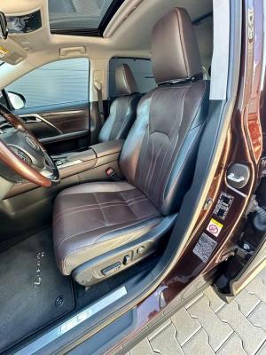 Brown Lexus RX 450h 2016 in Siauliai, with an engine capacity of 3.46 L and mileage of 239 thousand km for 30500 €, photo 37 on AUTOMOTO.COM.LV