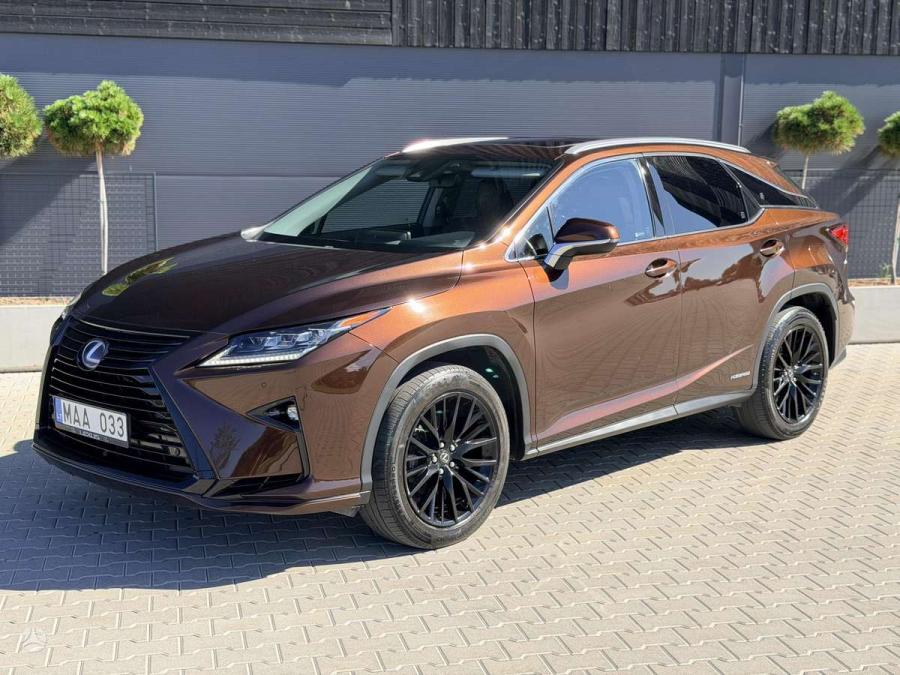 Brown Lexus RX 450h 2016 in Siauliai, with an engine capacity of 3.46 L and mileage of 239 thousand km for 30200 €, photo 4 on AUTOMOTO.COM.LV