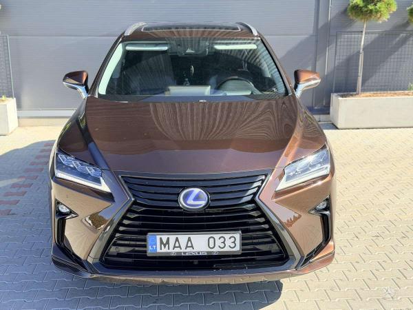 Brown Lexus RX 450h 2016 in Siauliai, with an engine capacity of 3.46 L and mileage of 239 thousand km for 30200 €, photo 7 on AUTOMOTO.COM.LV