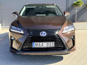 Brown Lexus RX 450h 2016 in Siauliai, with an engine capacity of 3.46 L and mileage of 239 thousand km for 30200 €, photo 14 on AUTOMOTO.COM.LV