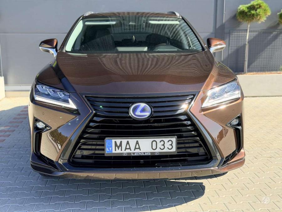 Brown Lexus RX 450h 2016 in Siauliai, with an engine capacity of 3.46 L and mileage of 239 thousand km for 30200 €, photo 14 on AUTOMOTO.COM.LV