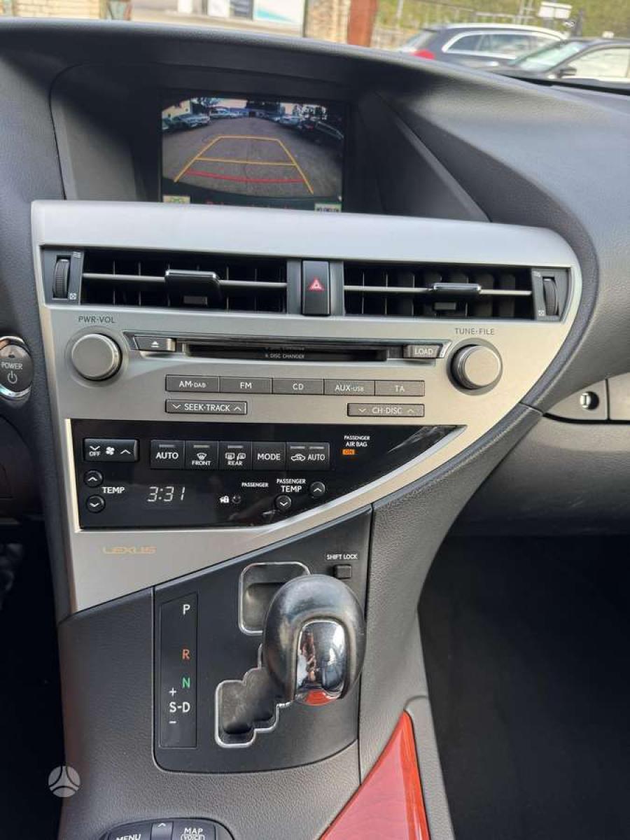 Lexus RX 450h 2010 Viļņa, ar dzinēja tilpumu 3.50 L un nobraukumu 221 tūkst. km par 11500 €, foto 24 vietnē AUTOMOTO.COM.LV