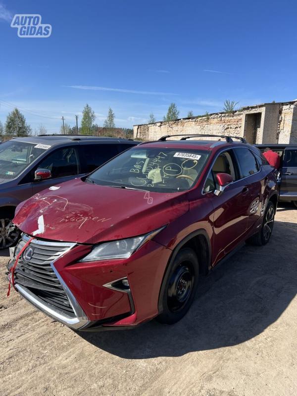 Lexus RX 450h 2016 Šauļi, ar dzinēja tilpumu 3.50 L un nobraukumu 85 tūkst. km par 18800 €, foto 1 vietnē AUTOMOTO.COM.LV