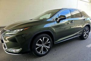 Green Lexus RX 450h 2020 in Marijampole, with an engine capacity of 3.46 L and mileage of 167 thousand km for 39995 €, photo 4 on AUTOMOTO.COM.LV