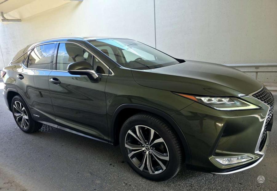 Green Lexus RX 450h 2020 in Marijampole, with an engine capacity of 3.46 L and mileage of 167 thousand km for 39995 €, photo 11 on AUTOMOTO.COM.LV