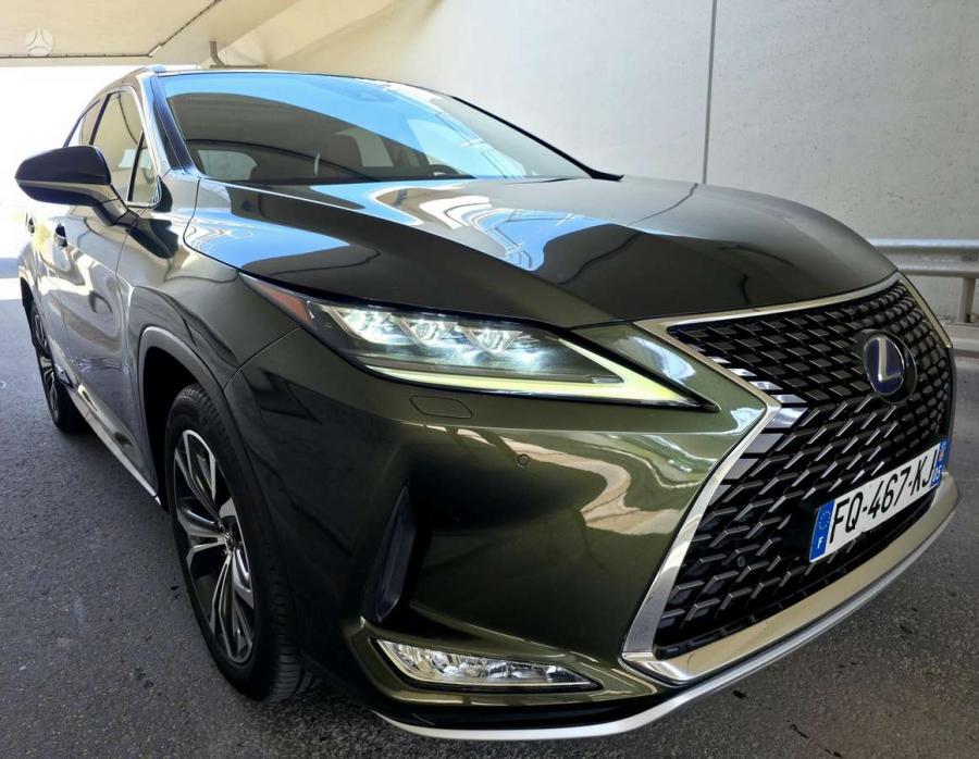 Green Lexus RX 450h 2020 in Marijampole, with an engine capacity of 3.46 L and mileage of 167 thousand km for 39995 €, photo 12 on AUTOMOTO.COM.LV