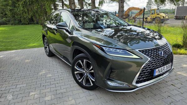 Green Lexus RX 450h 2021 in Kaunas, with an engine capacity of 3.46 L and mileage of 153 thousand km for 41000 €, photo 2 on AUTOMOTO.COM.LV