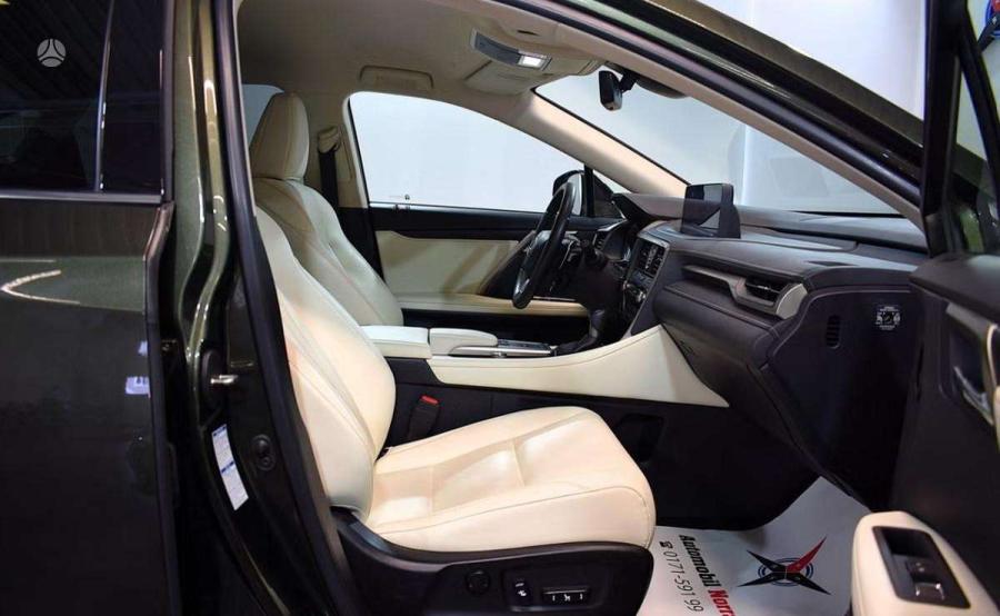 Green Lexus RX 450h 2022 in Vilnius, with an engine capacity of 3.46 L and mileage of 34 thousand km for 48000 €, photo 11 on AUTOMOTO.COM.LV