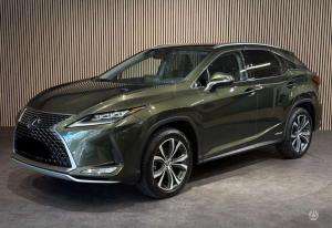 Green Lexus RX 450h 2022 in Vilnius, with an engine capacity of 3.46 L and mileage of 124 thousand km for 42500 €, photo  on AUTOMOTO.COM.LV
