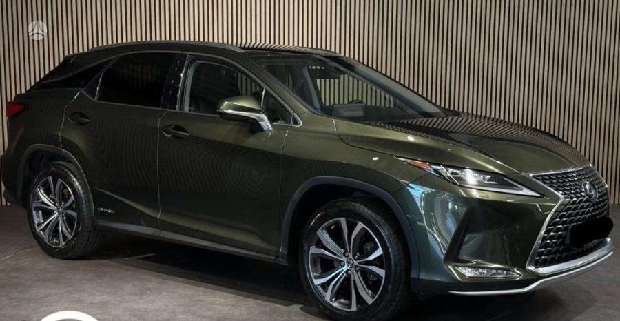 Zaļš Lexus RX 450h 2022 Viļņa, ar dzinēja tilpumu 3.46 L un nobraukumu 124 tūkst. km par 42500 €, foto 3 vietnē AUTOMOTO.COM.LV