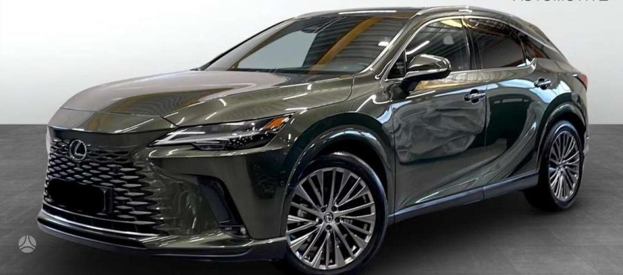 Zaļš Lexus RX 450h 2023 Viļņa, ar dzinēja tilpumu 2.49 L un nobraukumu 55 tūkst. km par 62000 €, foto 1 vietnē AUTOMOTO.COM.LV